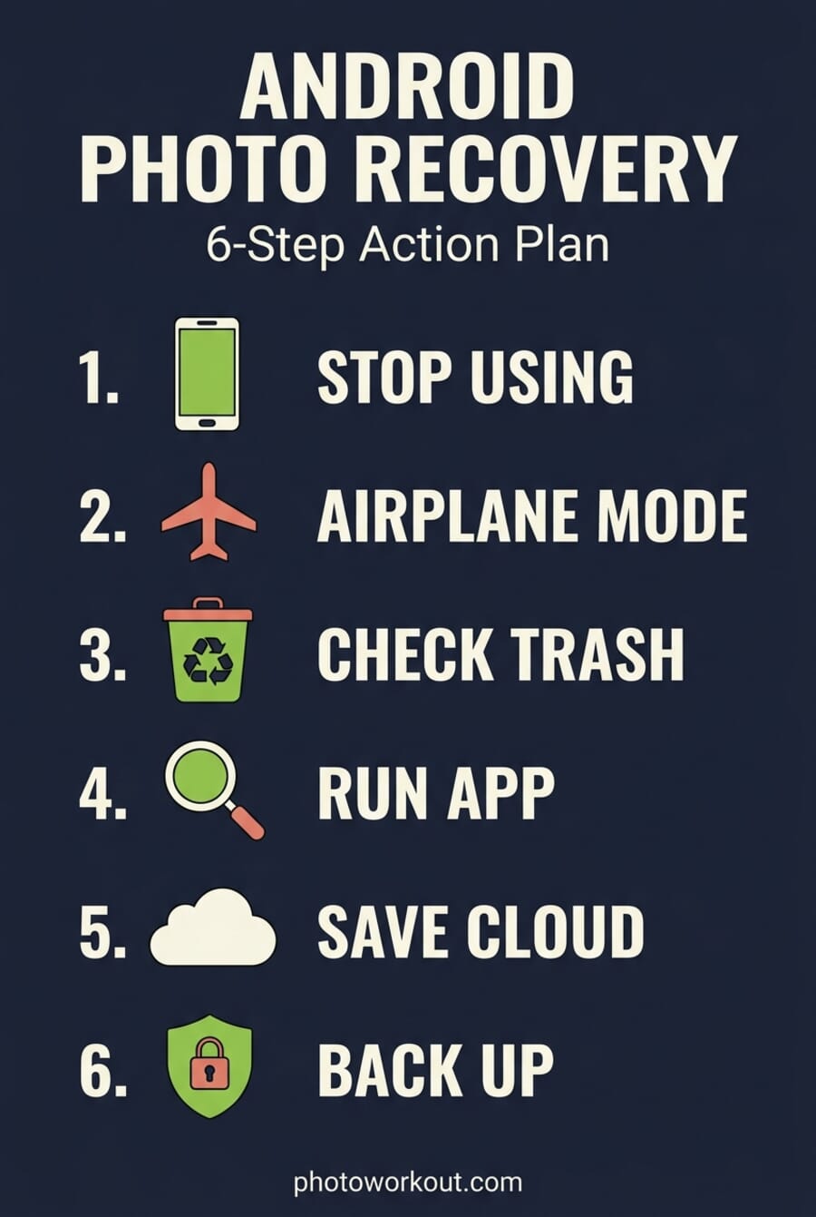 6 Best Photo Recovery Apps for Android in 2026 - PhotoWorkout