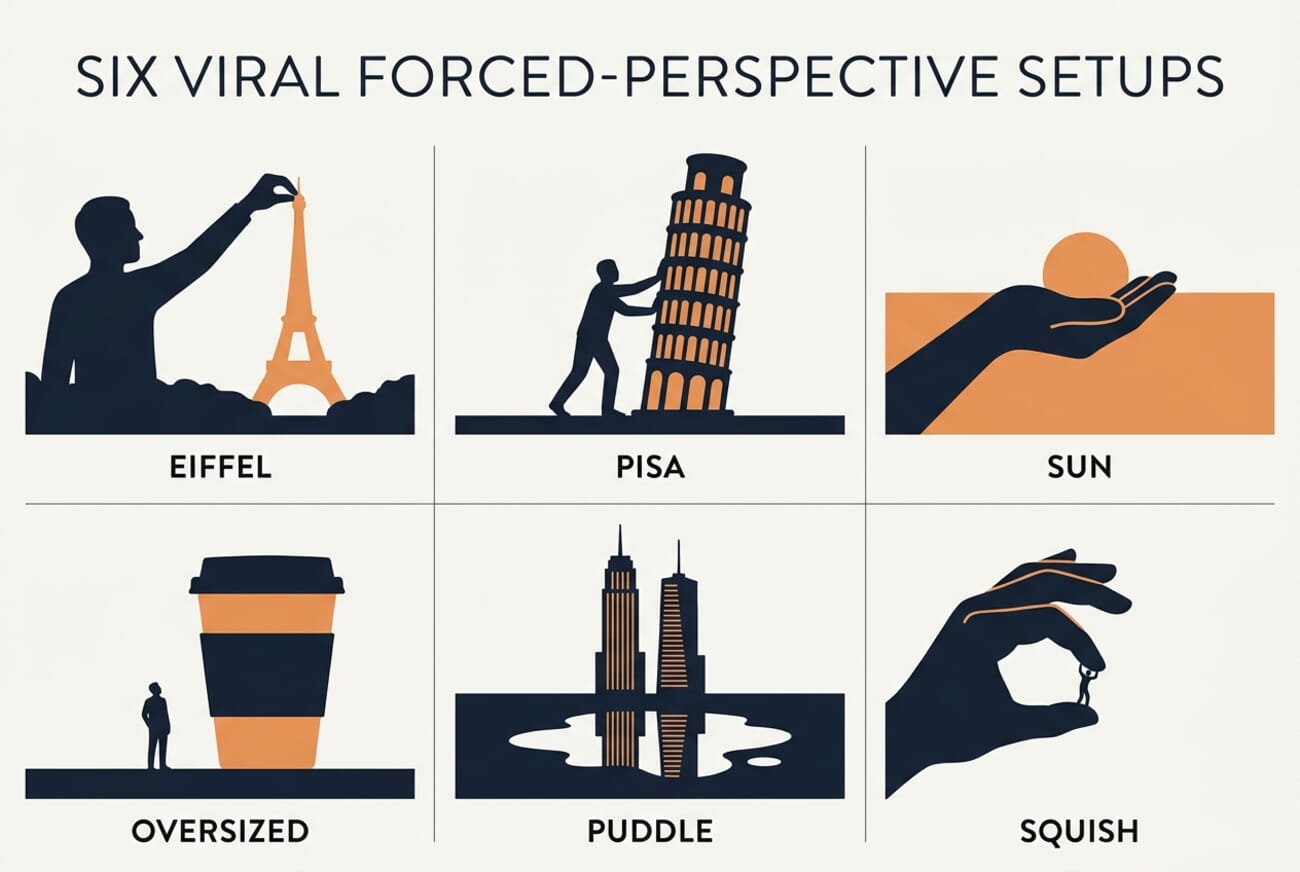How to Create Forced Perspective Photography: A 2026 Guide - PhotoWorkout